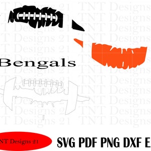 Football Lips Bengals, Bengals Svg, Football Svg, Football Png ...