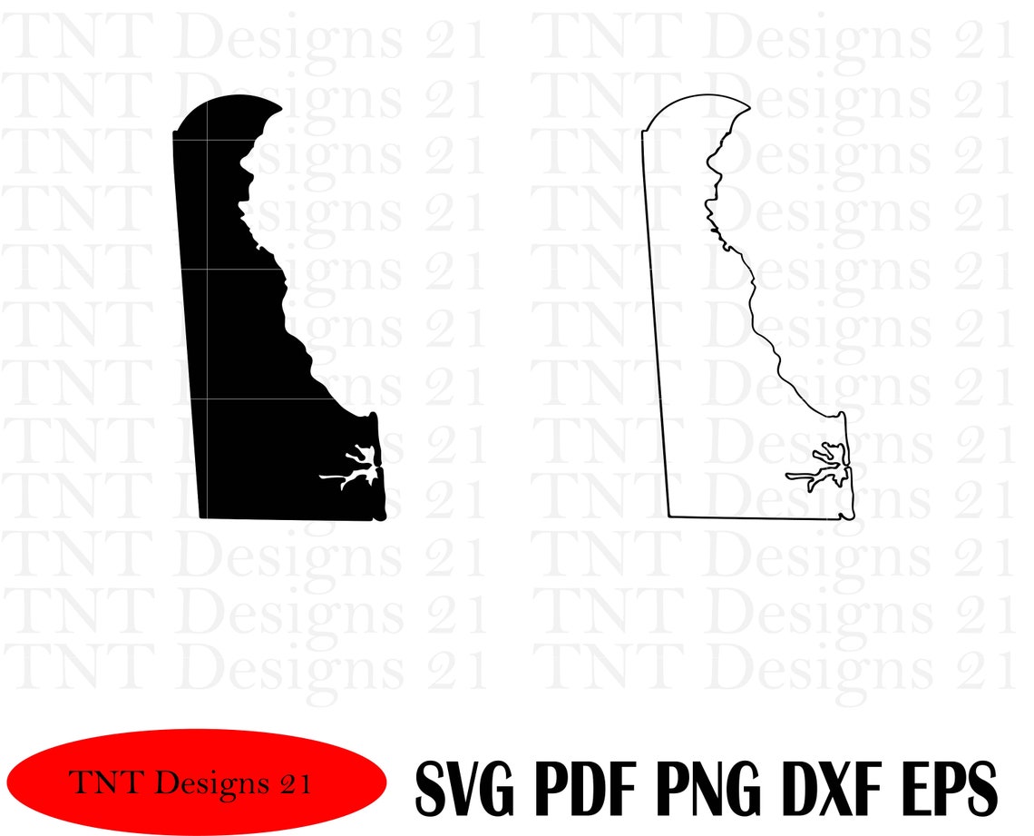 Delaware State Outline, Delaware, State of Delaware, State Sign ...