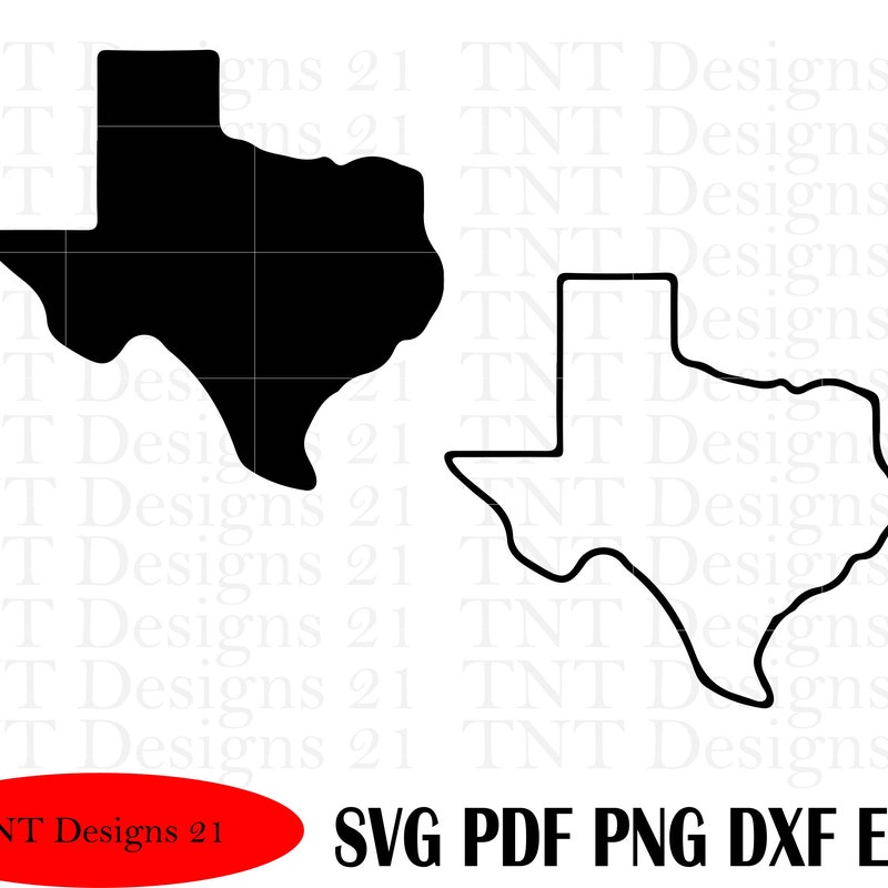 Texas Outline Svg - Etsy