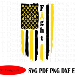 Fight Cancer Flag Childhood Awareness, Cancer Awareness, Childhood ...