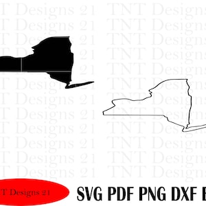 New York State Outline, New York, State of New York, State of NY, Home ...