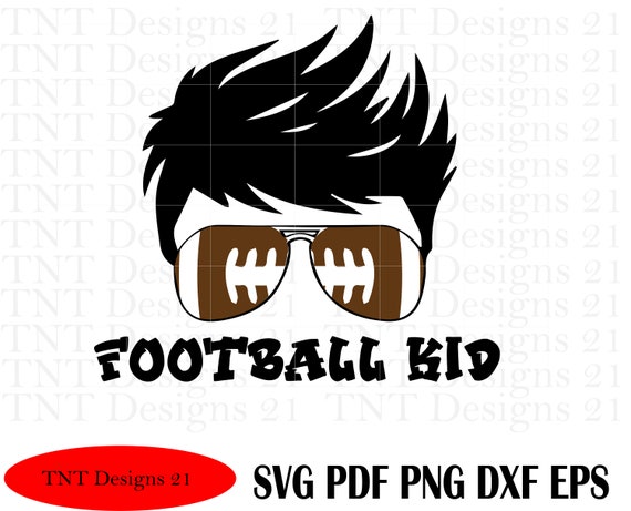 Football Kid Football Kid Png Football Decor Football Svg | Etsy