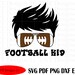 Football Kid Football Kid Png Football Decor Football Svg - Etsy