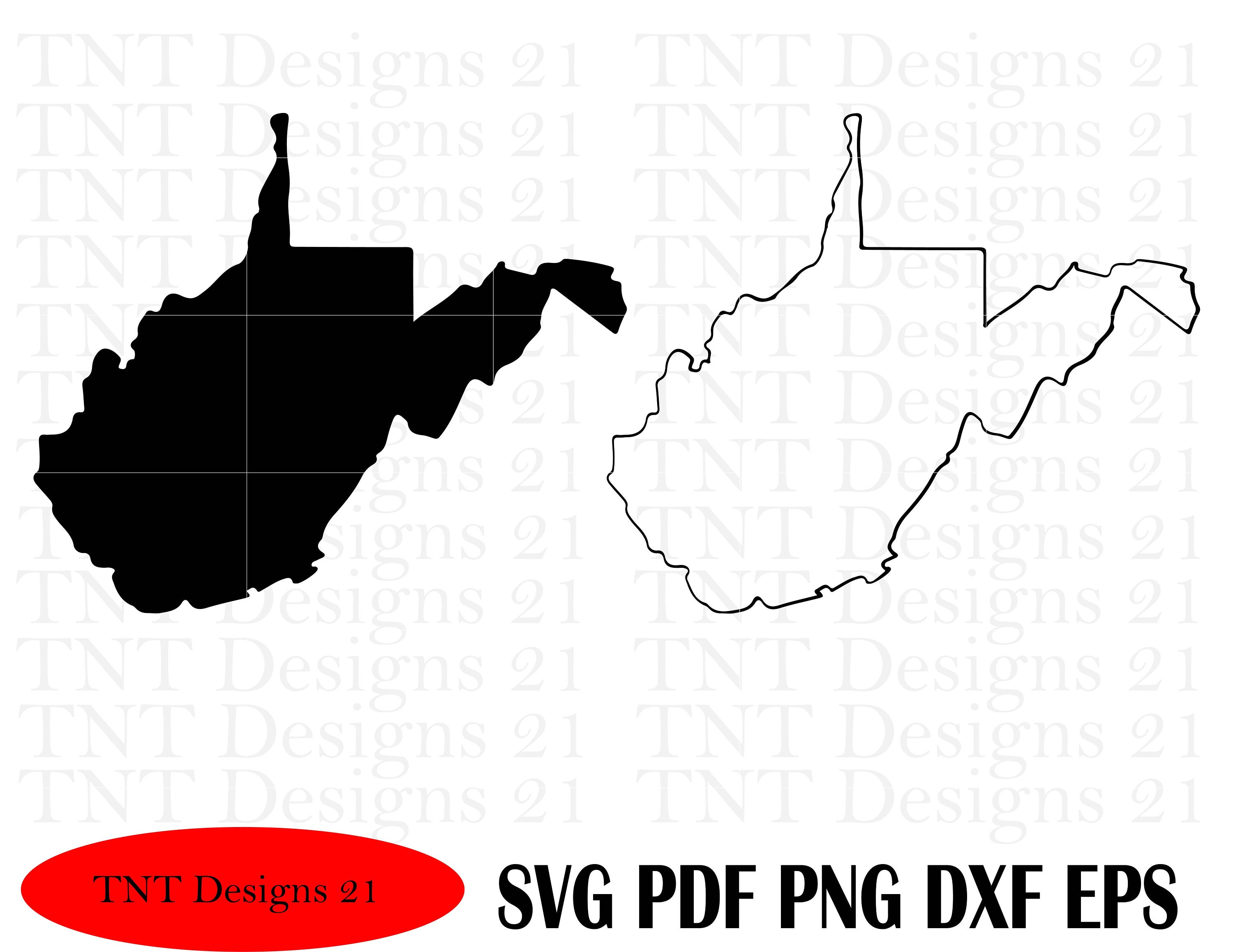 West Virginia State Outline, West Virginia, State of WV, State of WV ...