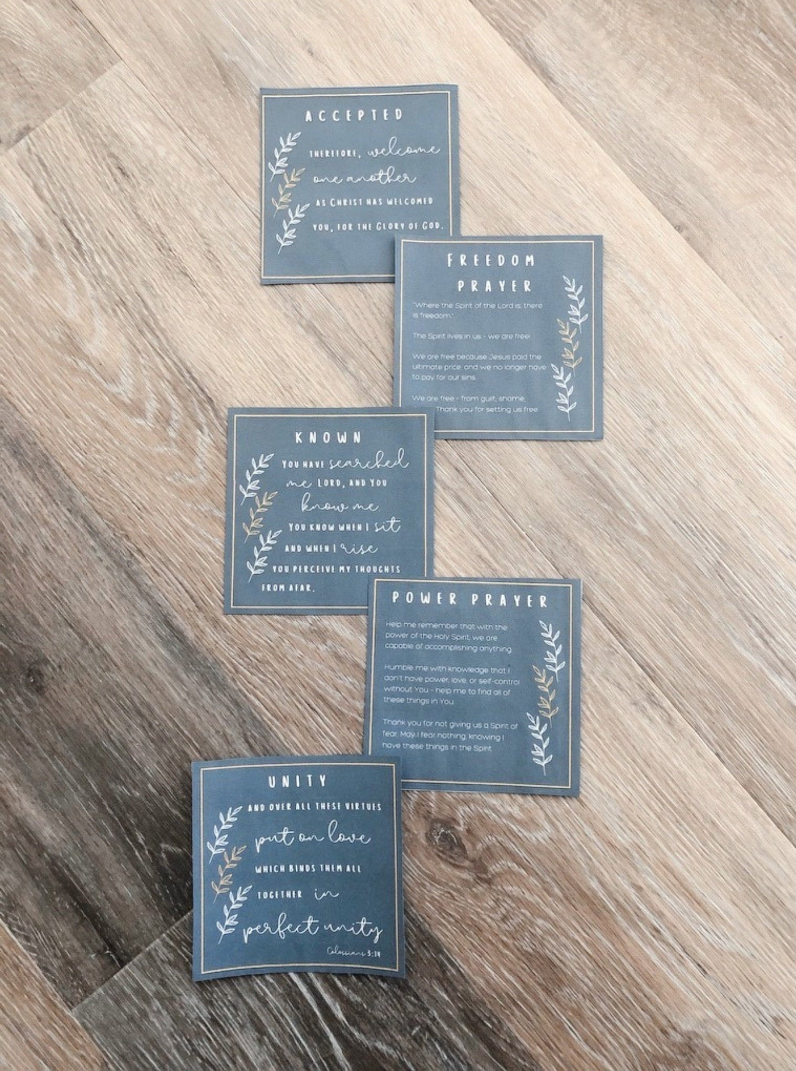 Scripture Cards A-z Bible Verse Cards Gift-ready - Etsy