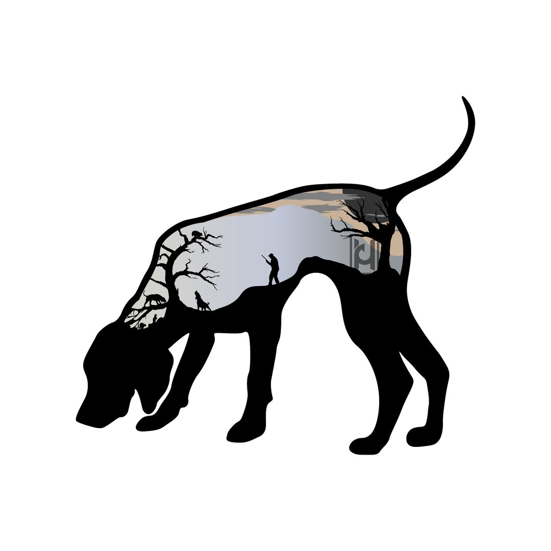 Bluetick Coonhound Sticker - Etsy