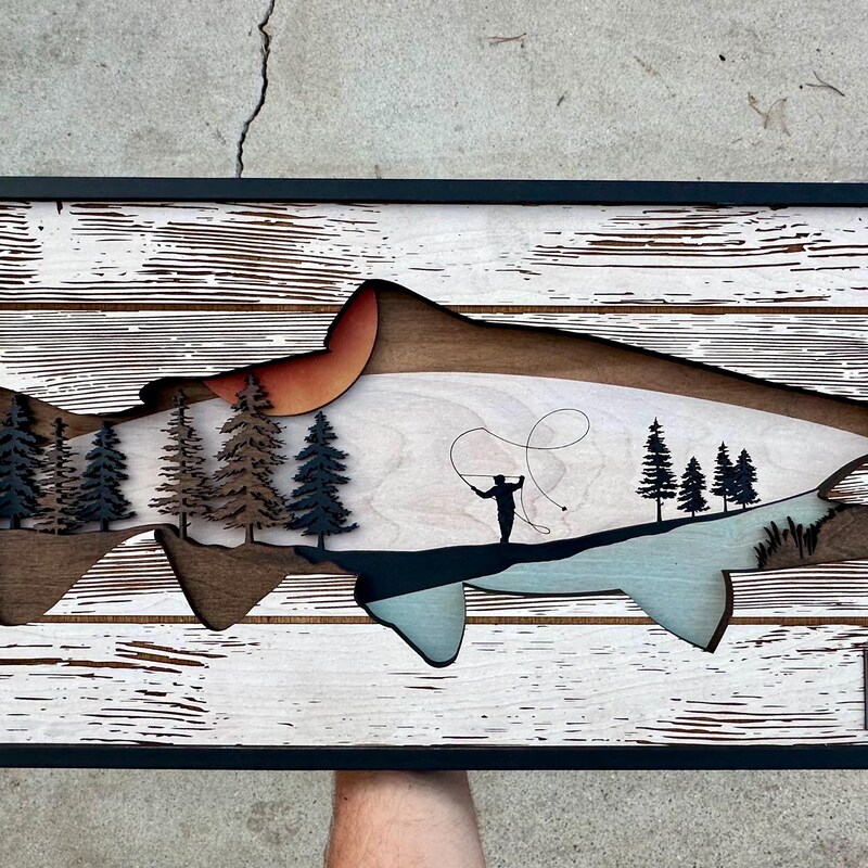 Fly Fishing Art - Etsy