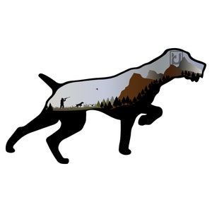 Pudel Pointer Sticker - Etsy