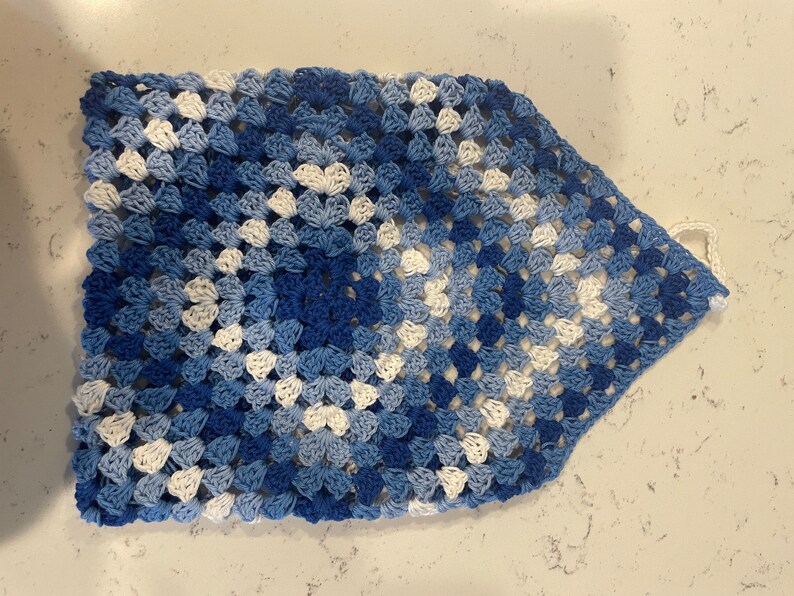 Crocheted Granny Square Envelope Book Pouch - Etsy