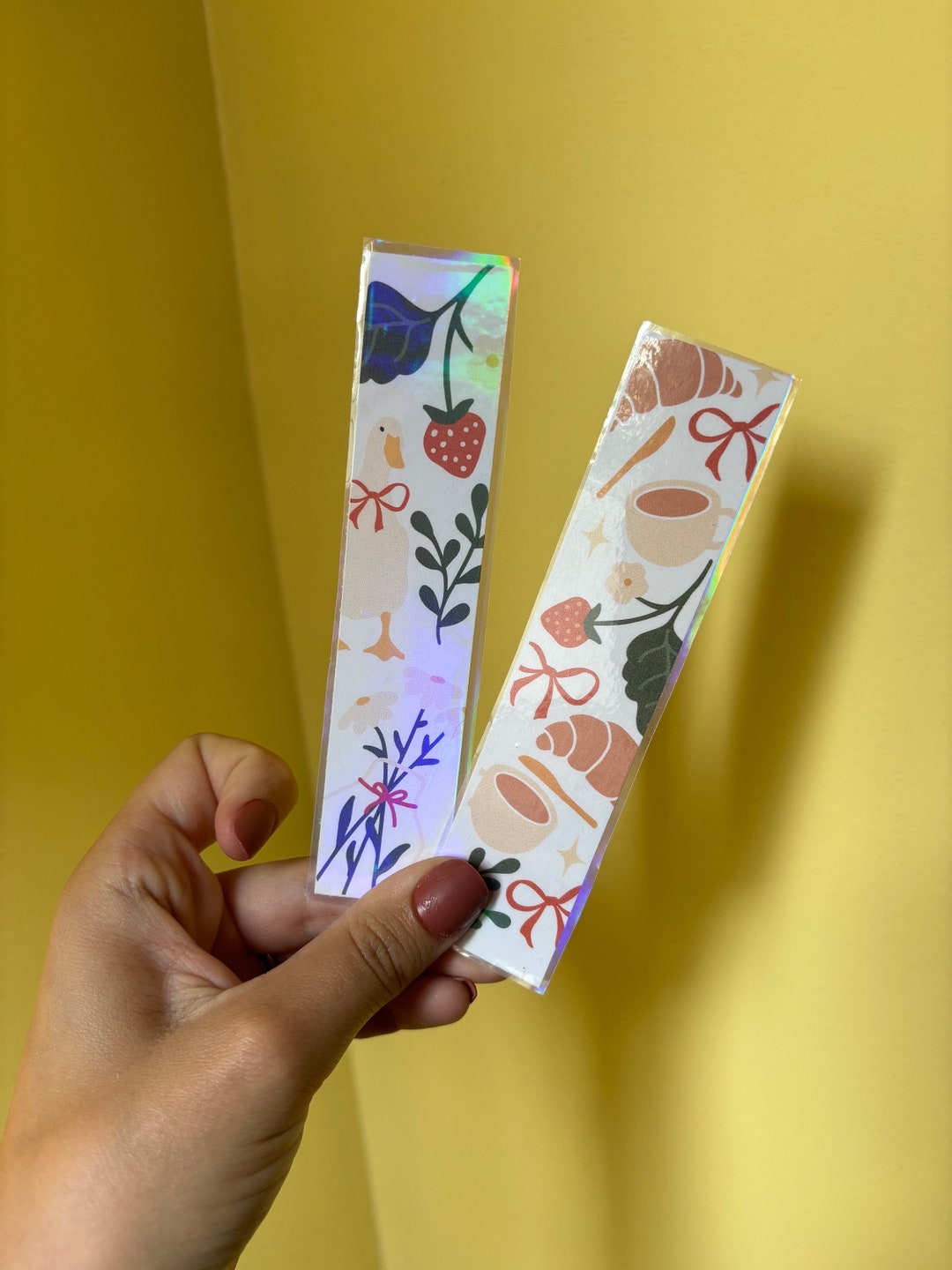 Cottagecore Laminated Bookmark: Waterproof Cardstock Bookmark - Etsy