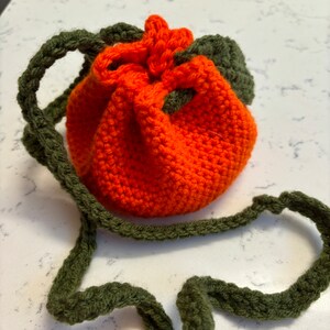 Crocheted Drawstring Orange Fruit Bag - Etsy