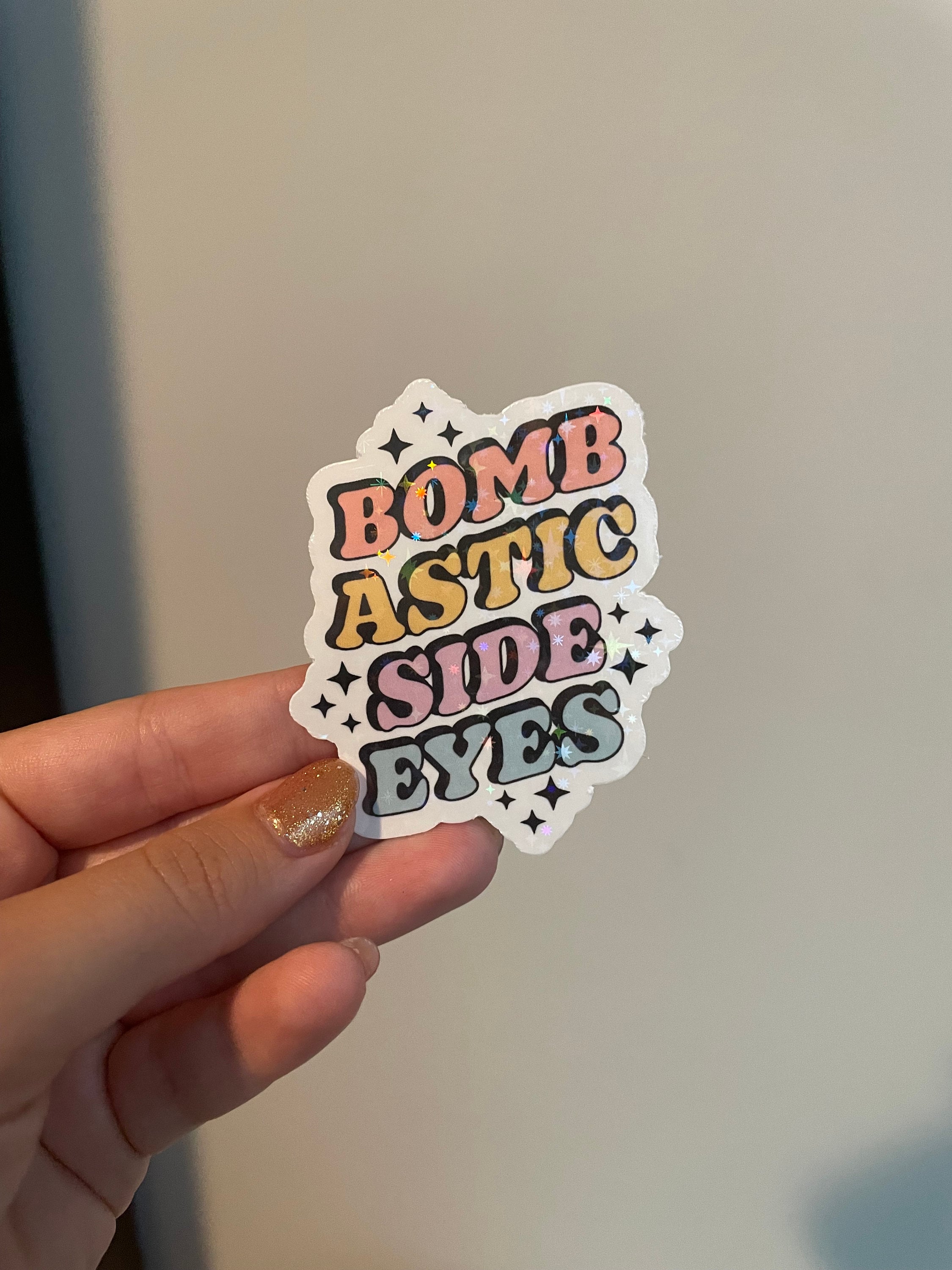 Bombastic Side Eyes Sticker - Etsy