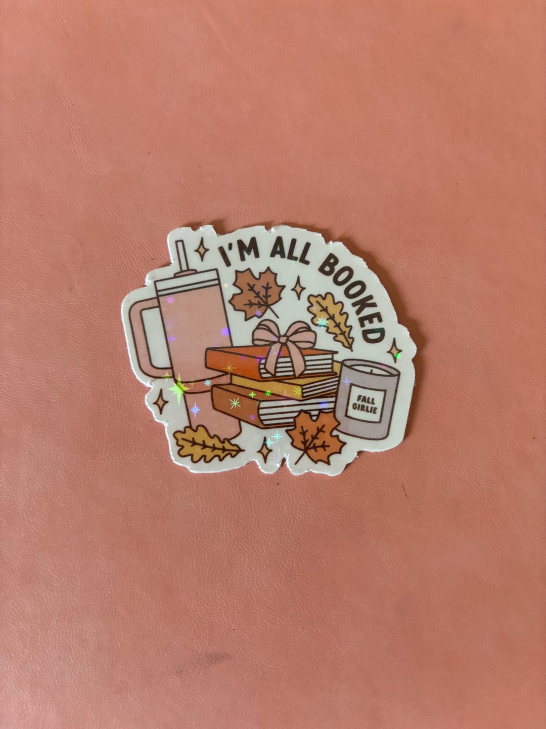 I’m All Booked Sticker | Bookish Sticker| Cozy Sticker | Cottagecore ...