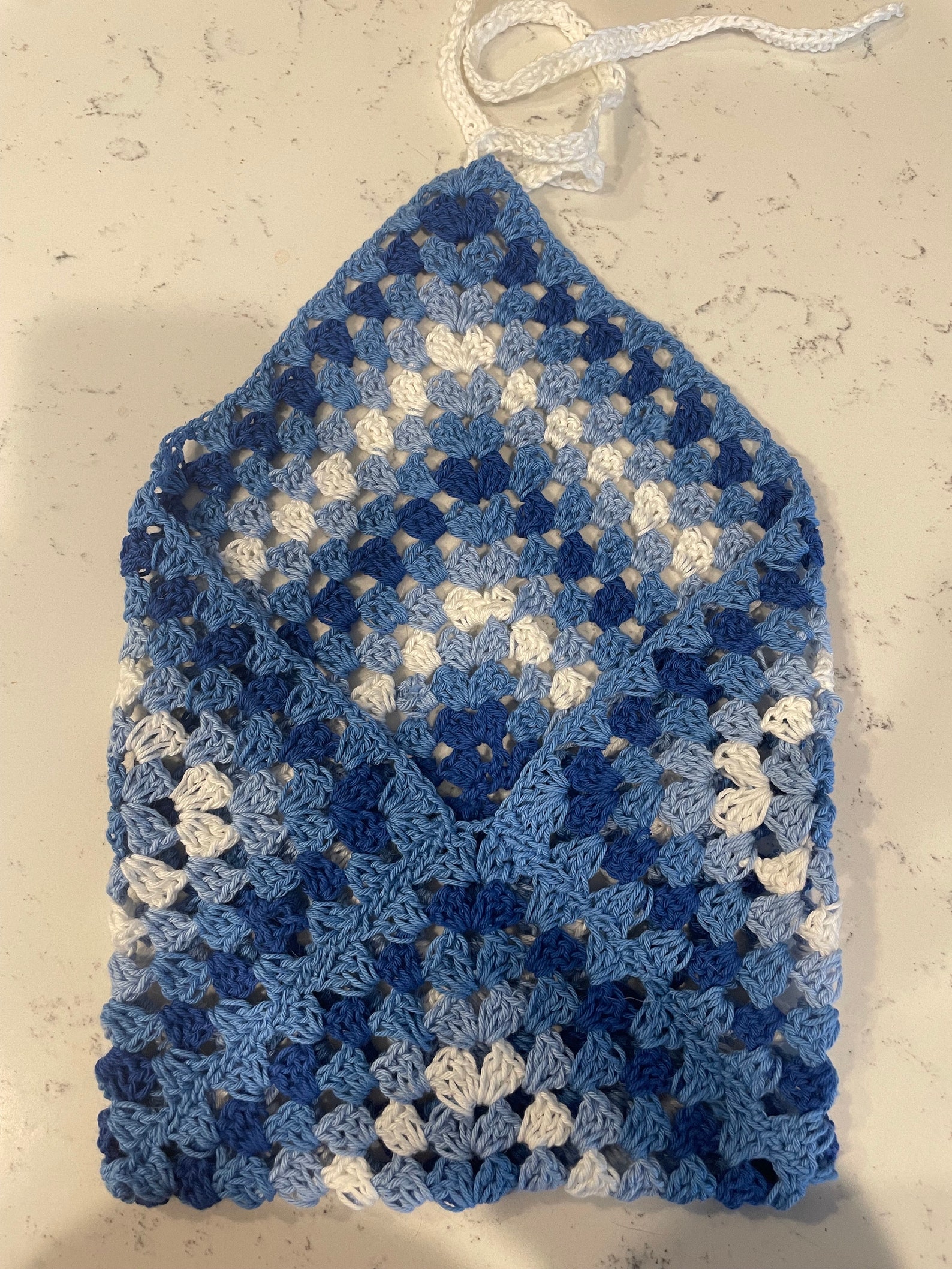 Crocheted Granny Square Envelope Book Pouch - Etsy