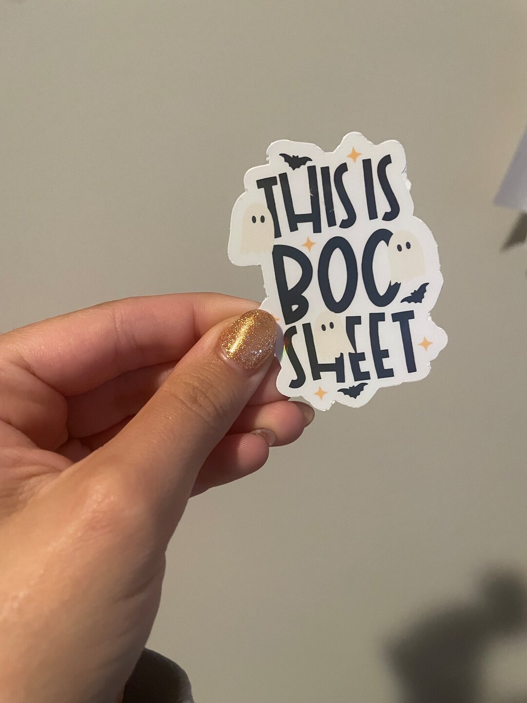 This is Boo Sheet Sticker, Ghost Sticker, Spooky Sticker, Halloween ...