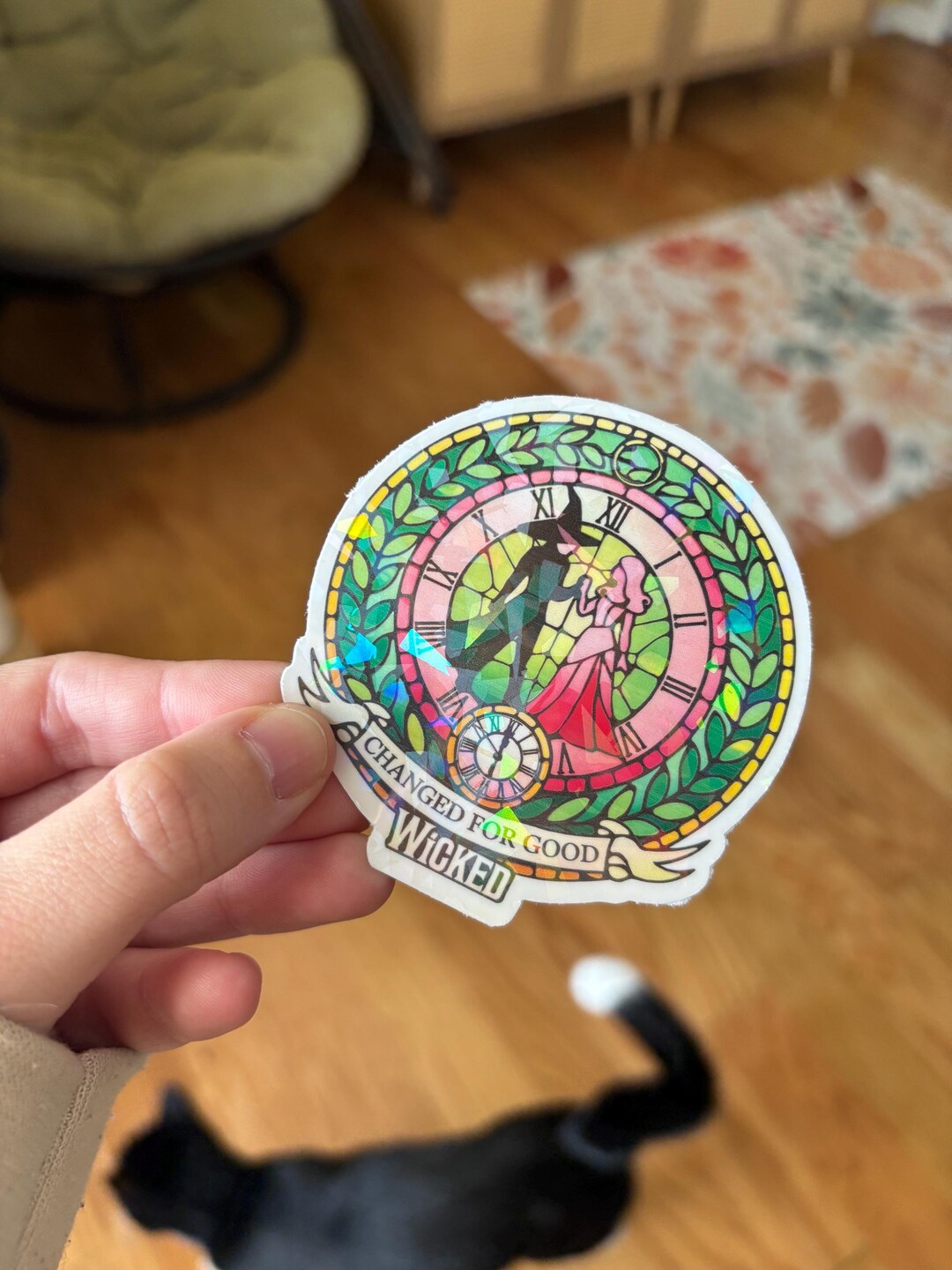 Changed for Good Sticker | Defying Gravity Sticker | Stained Glass ...