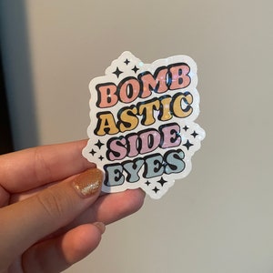 Bombastic Side Eyes Sticker - Etsy