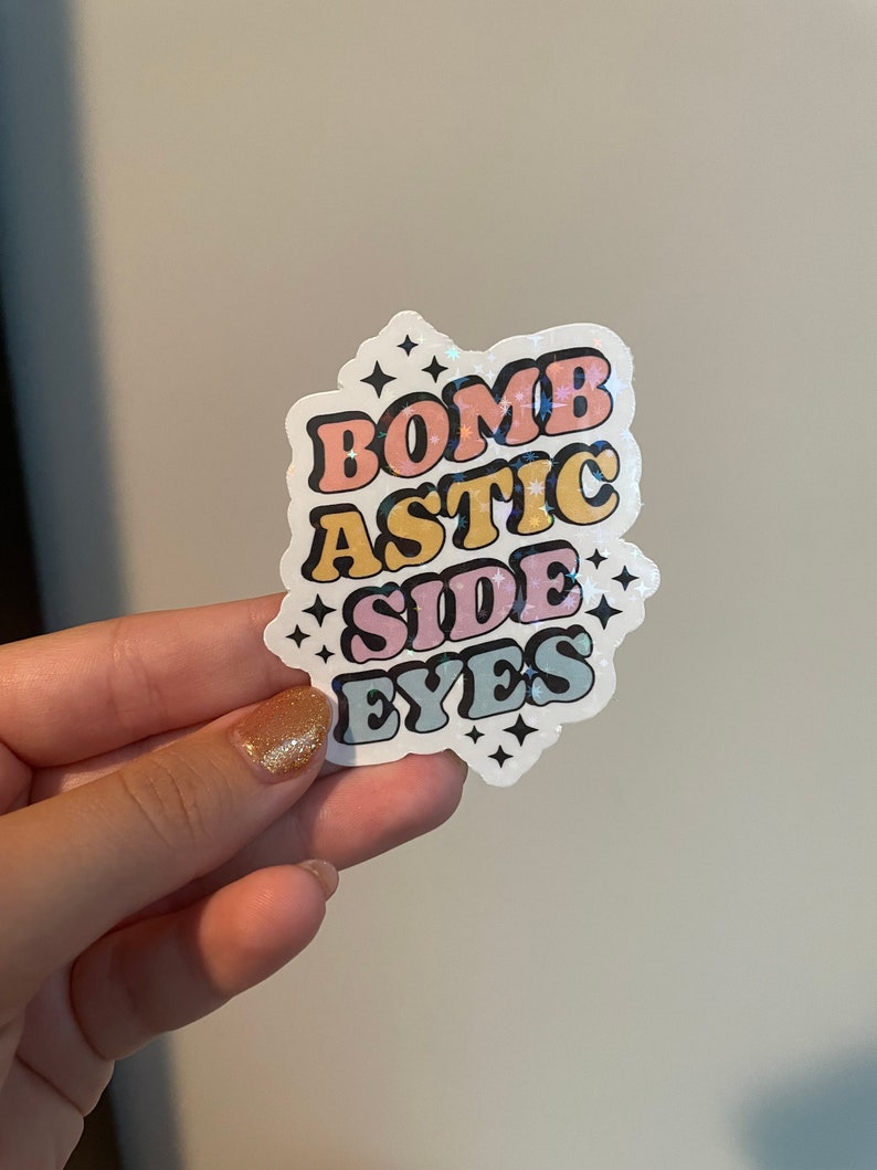Bombastic Side Eyes Sticker - Etsy