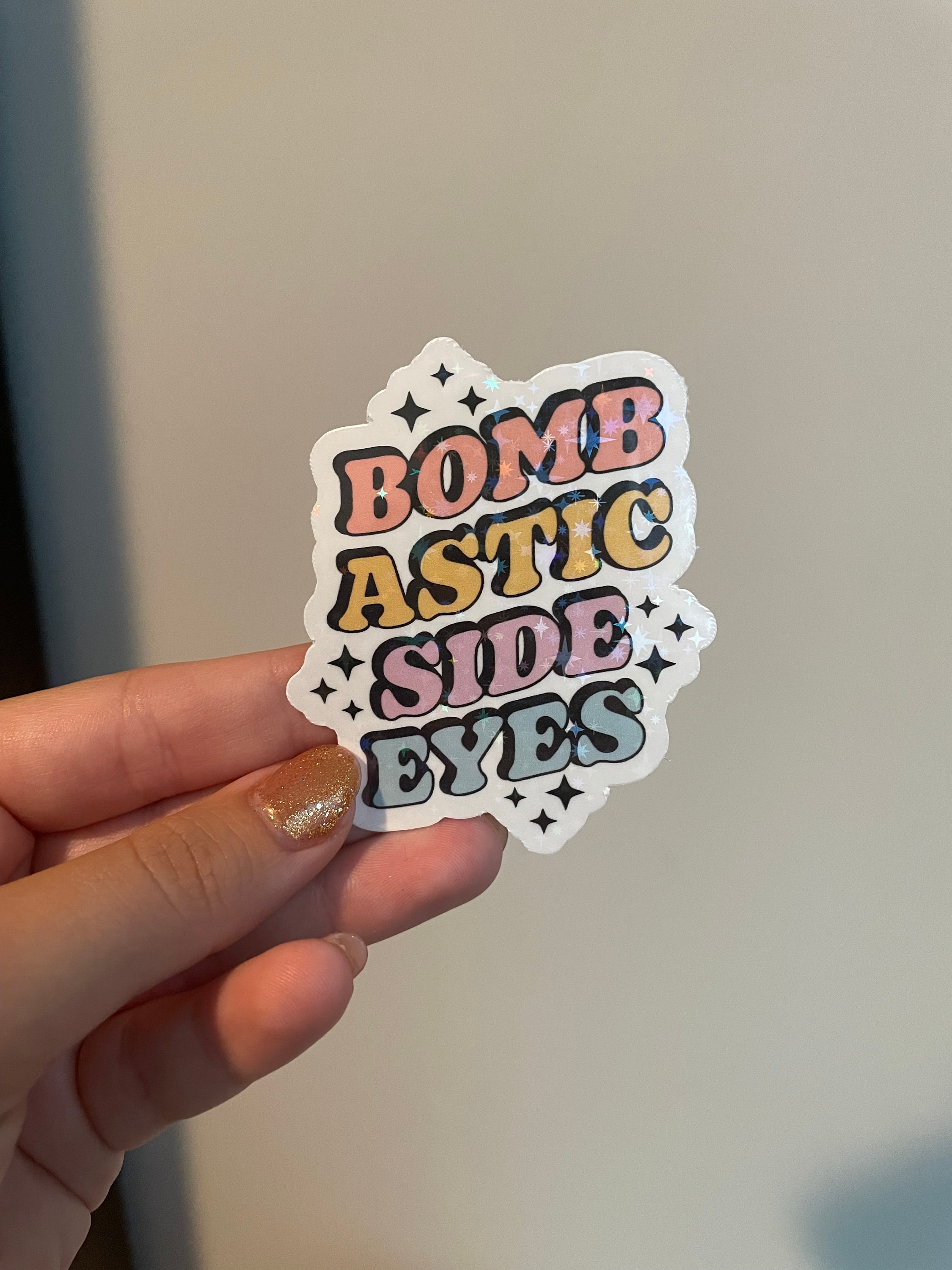 Bombastic Side Eyes Sticker - Etsy