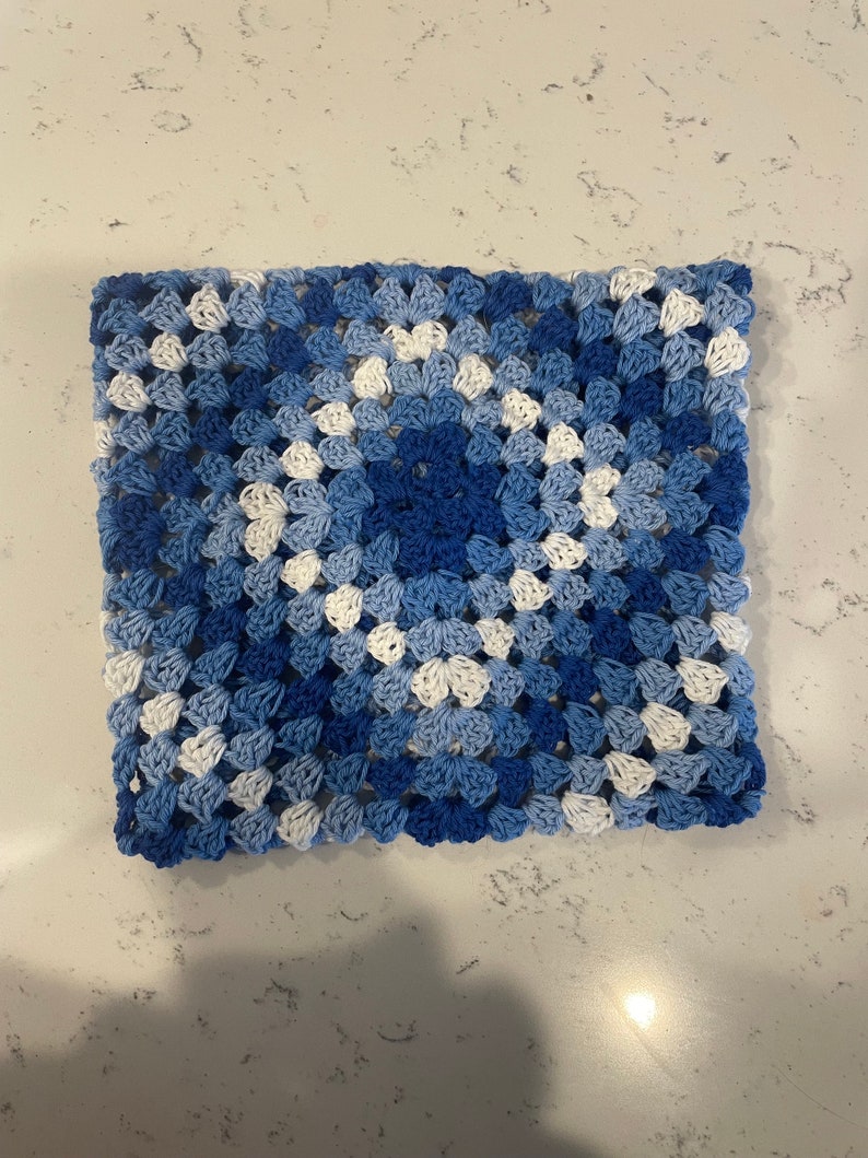 Crocheted Granny Square Envelope Book Pouch - Etsy