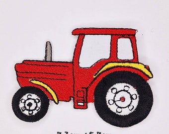 Tractor Badge Embroidery - Etsy UK