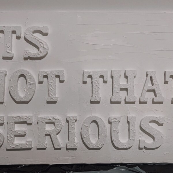 Its Not That Serious Wall Decor - Etsy