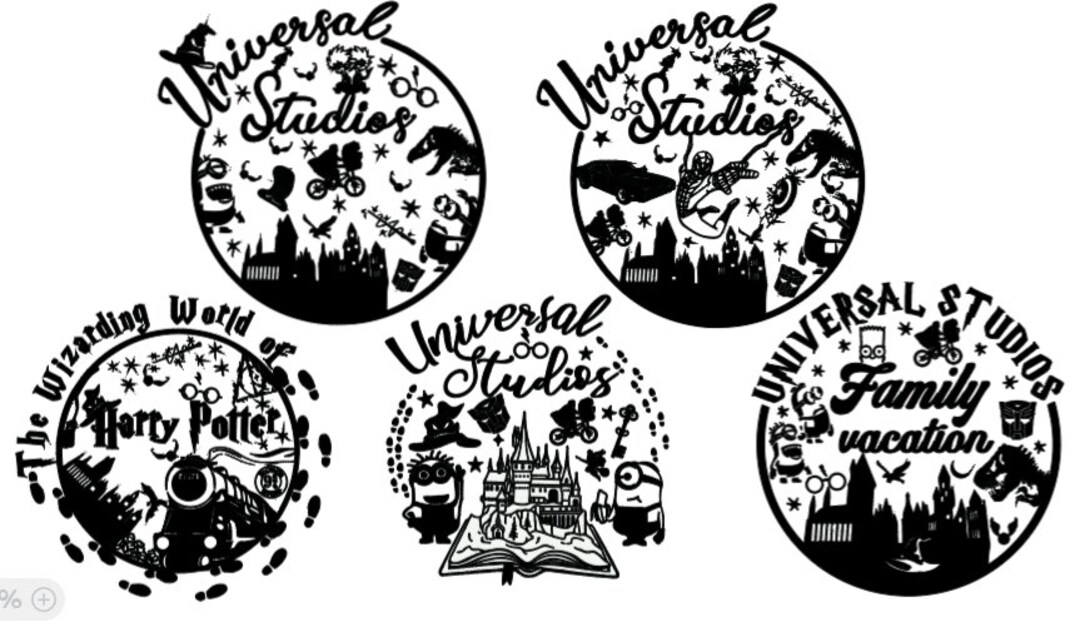 Universal Studios Theme Park SVG - Etsy