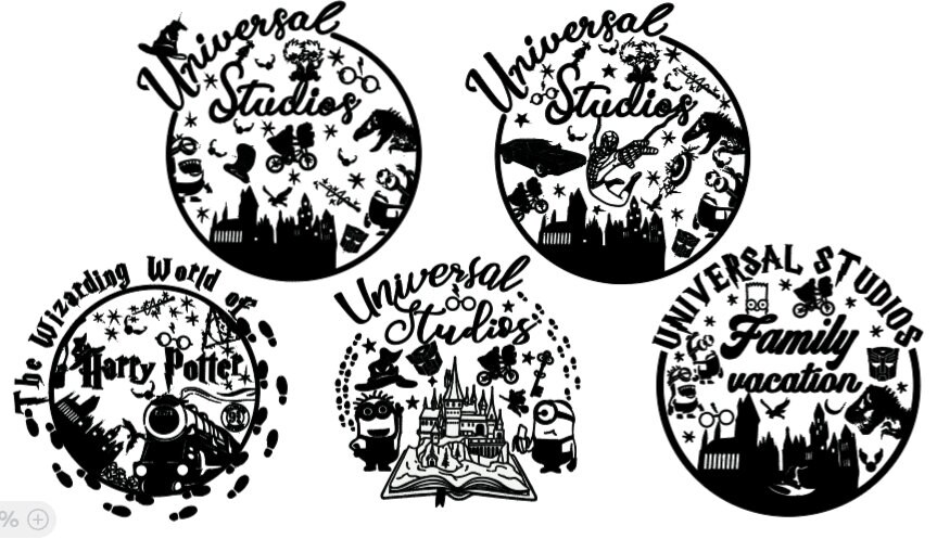 Universal Studios Theme Park SVG - Etsy