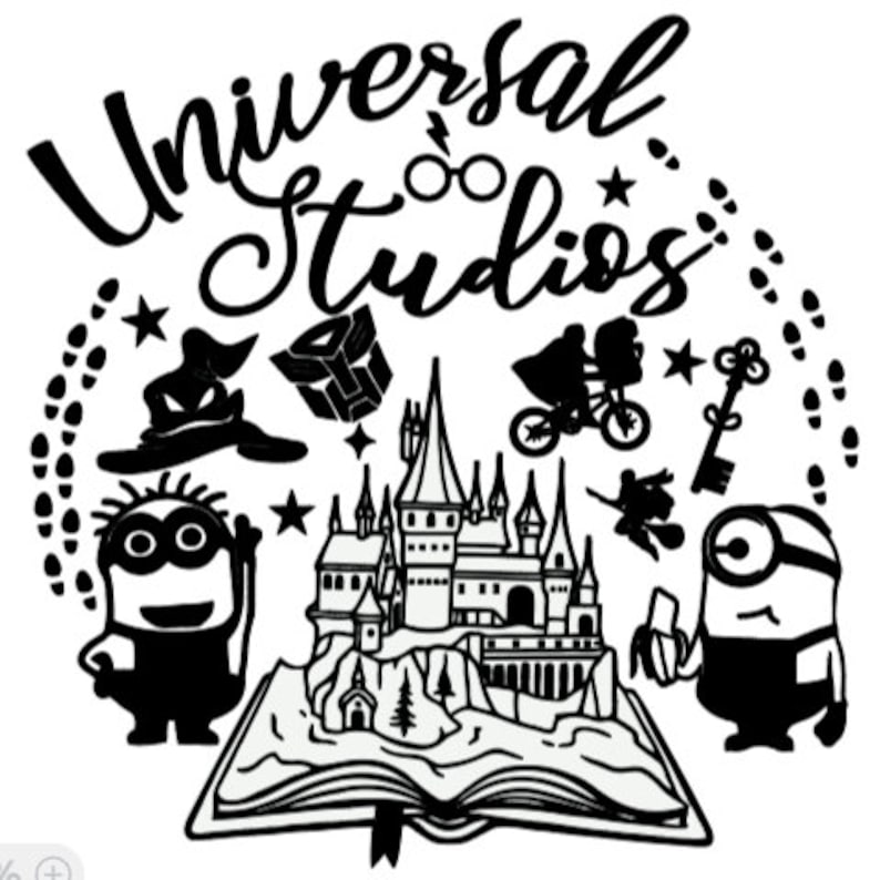 Universal Studios Theme Park SVG - Etsy