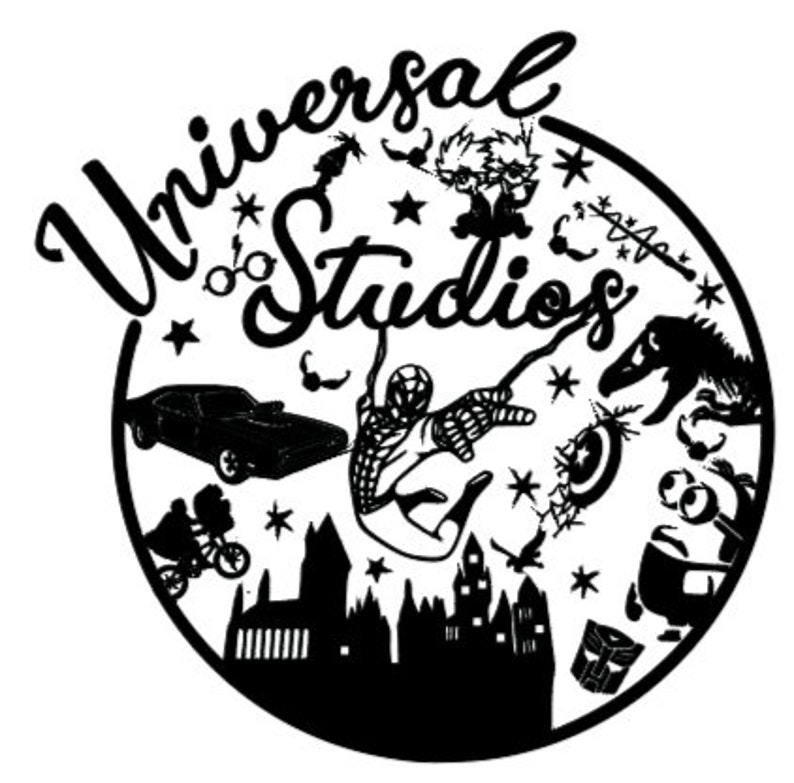 Universal Studios Theme Park SVG - Etsy