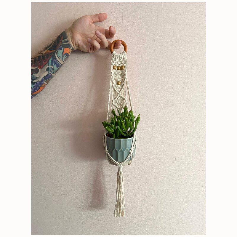 Macrame Pot Holder - Etsy