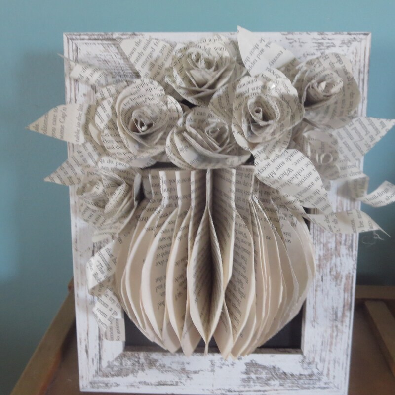 Book Folding Vases - Etsy