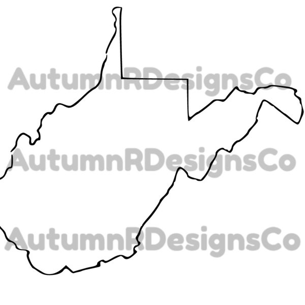 Wv Outline - Etsy