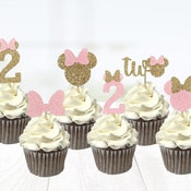 Minnie Mouse One Cake Topper, Minnie Mouse Cake Topper, First Birthday ...