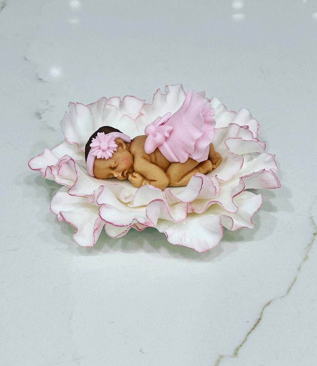 Baby Shower Cake Topper/fondant Baby Cake Topper/cake Supplies/baptism ...