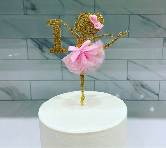 Personalized Ballerina Cake Topper/tutu Cake Topper/ballerina - Etsy