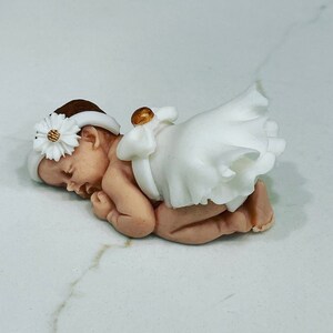 Fondant Baby Cake Topper/baby Girl Cake Topper/baby Shower Cake Topper ...