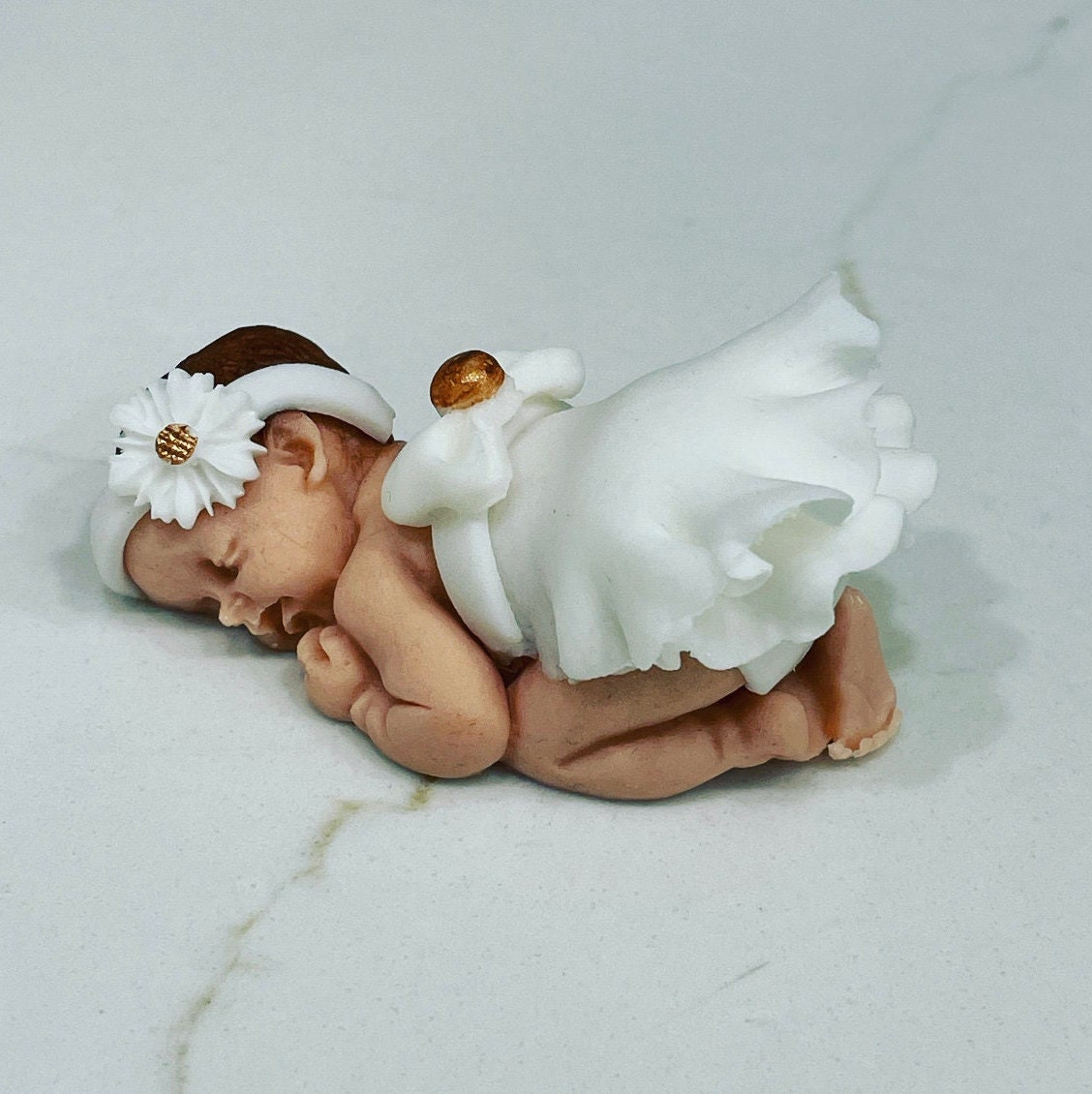 Fondant Baby Cake Topper/baby Girl Cake Topper/baby Shower Cake Topper ...