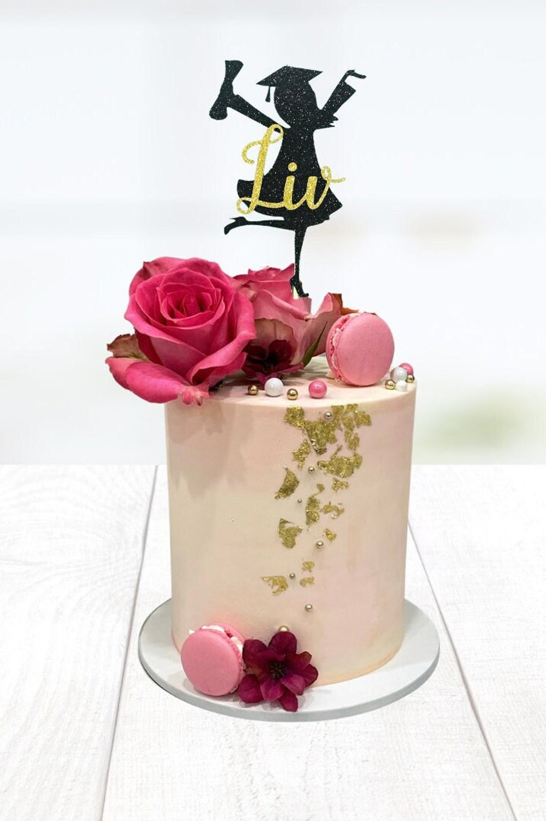 Girl Graduation Cake Topper/2024 Graduation Cake Topper/personalized ...