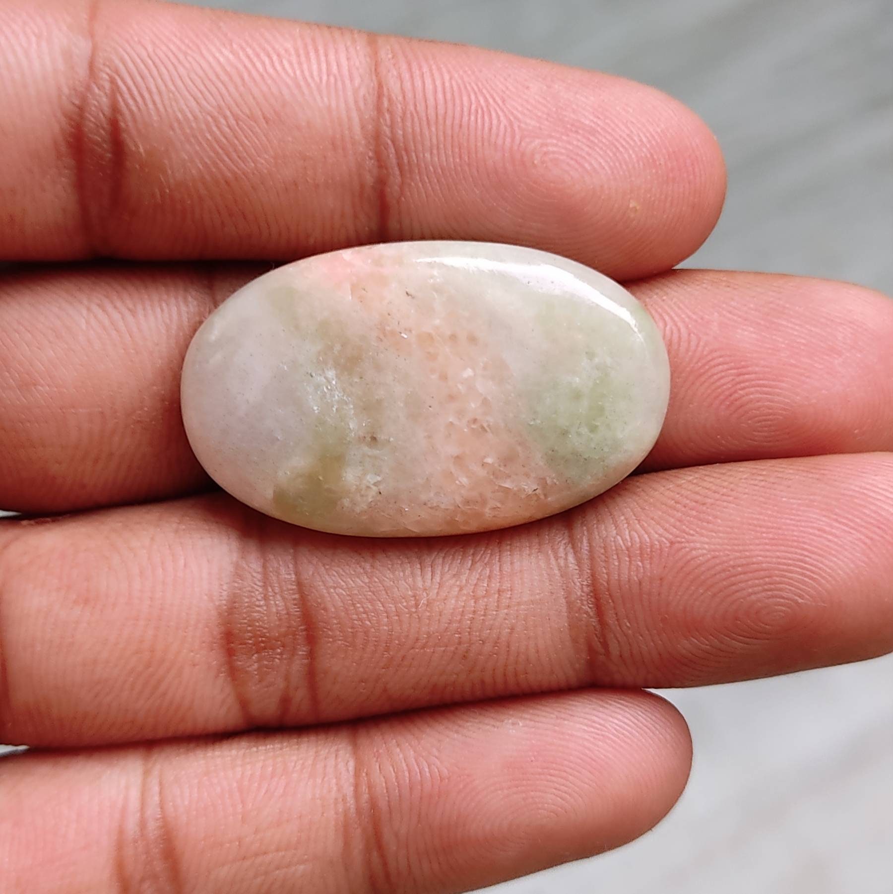 Natural orange Seraphinite cabochon gemstone amazing shape for | Etsy