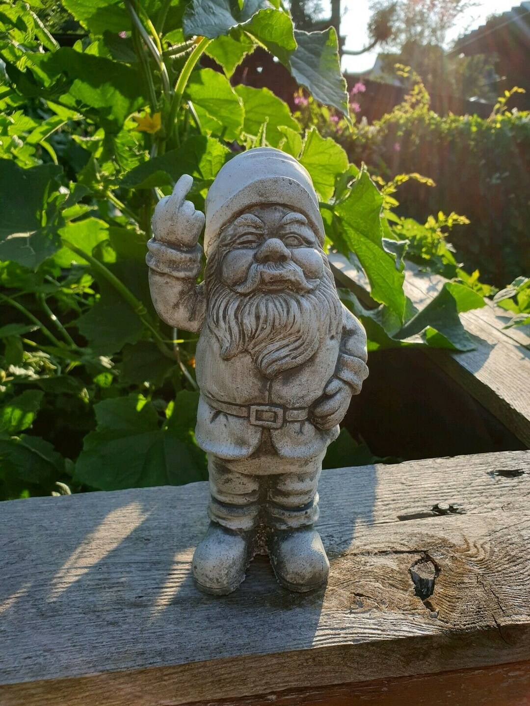 Middle Finger Dwarf Evil Dwarf Garden Gnome Middle Finger Dwarf - Etsy