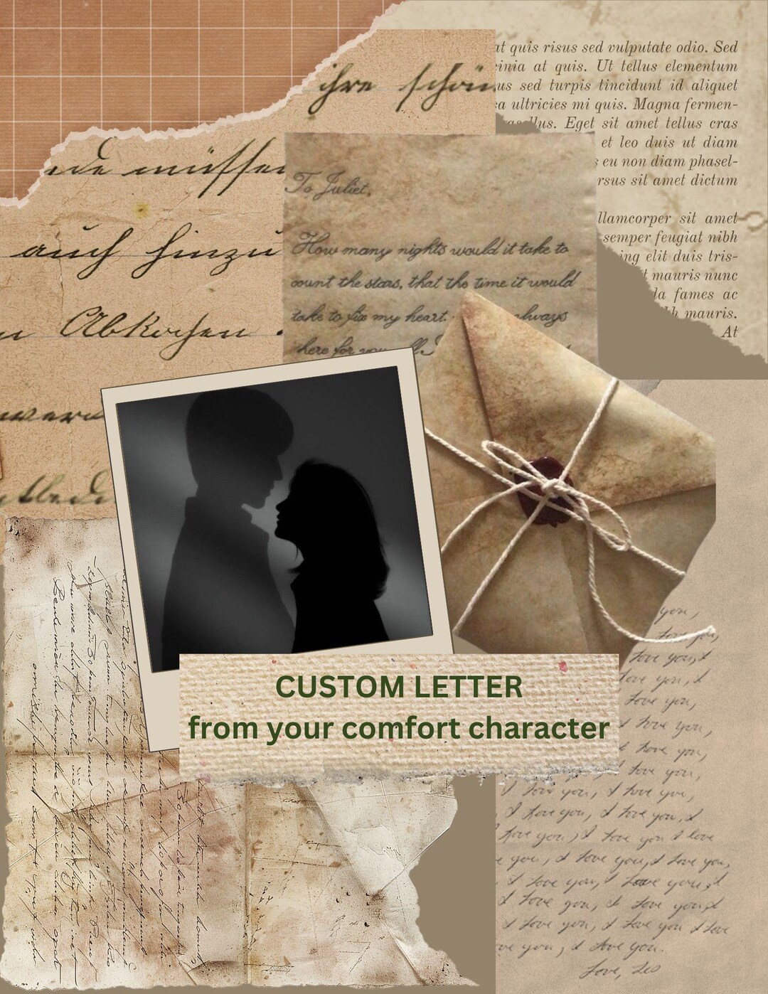 Handwritten Letter From Your Comfort Character, Personalized - Etsy