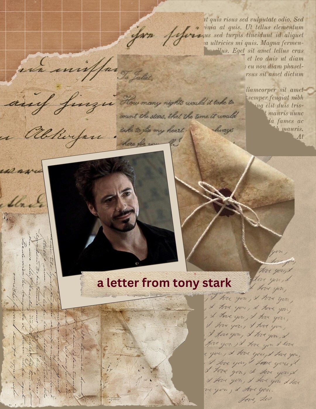 Handwritten Letter From Tony Stark, Personalized - Etsy