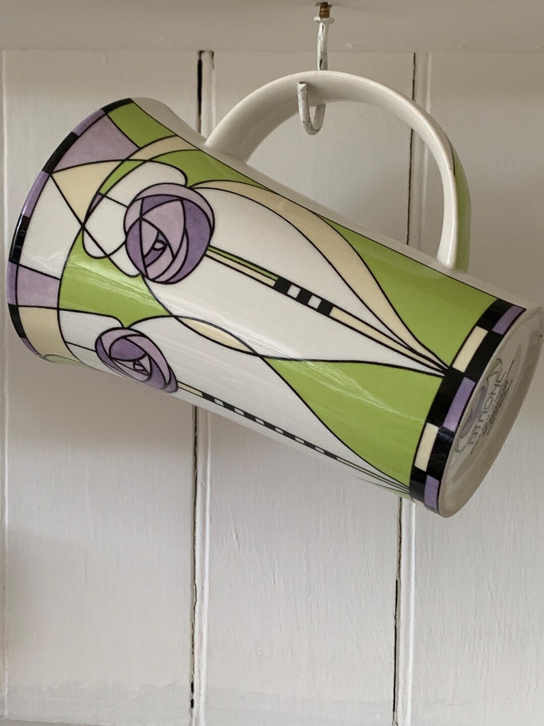 Vintage Rare Extra Large Dunoon Mackintosh Style Mug Stoneware Made in ...