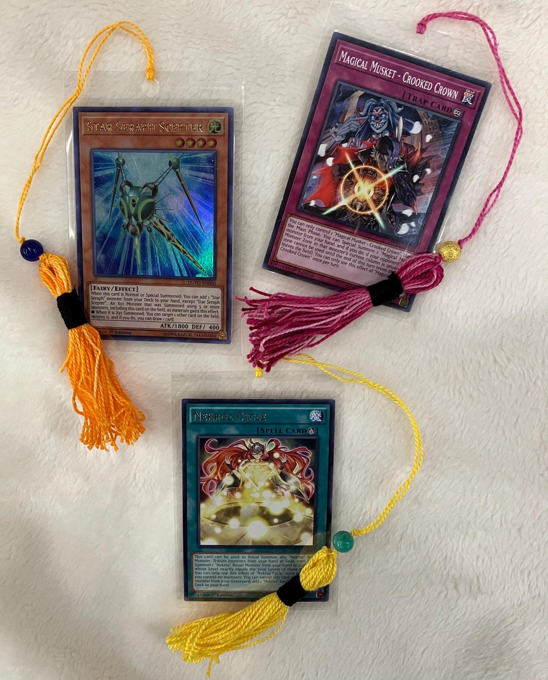 Upcycled Hologram Yugioh! Card Bookmark Set - Etsy