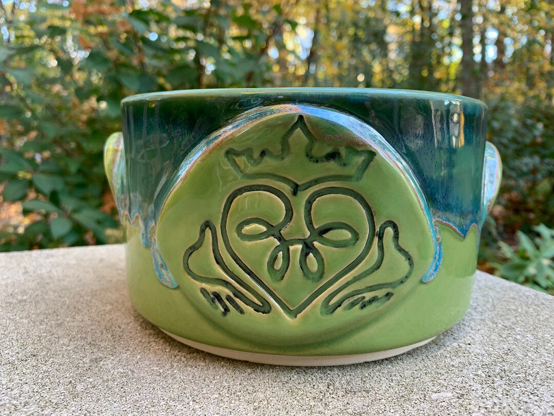 Handmade Irish Claddagh Ceramic Casserole Baking Dish - Etsy