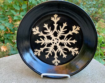 Snowflake Plate - Etsy