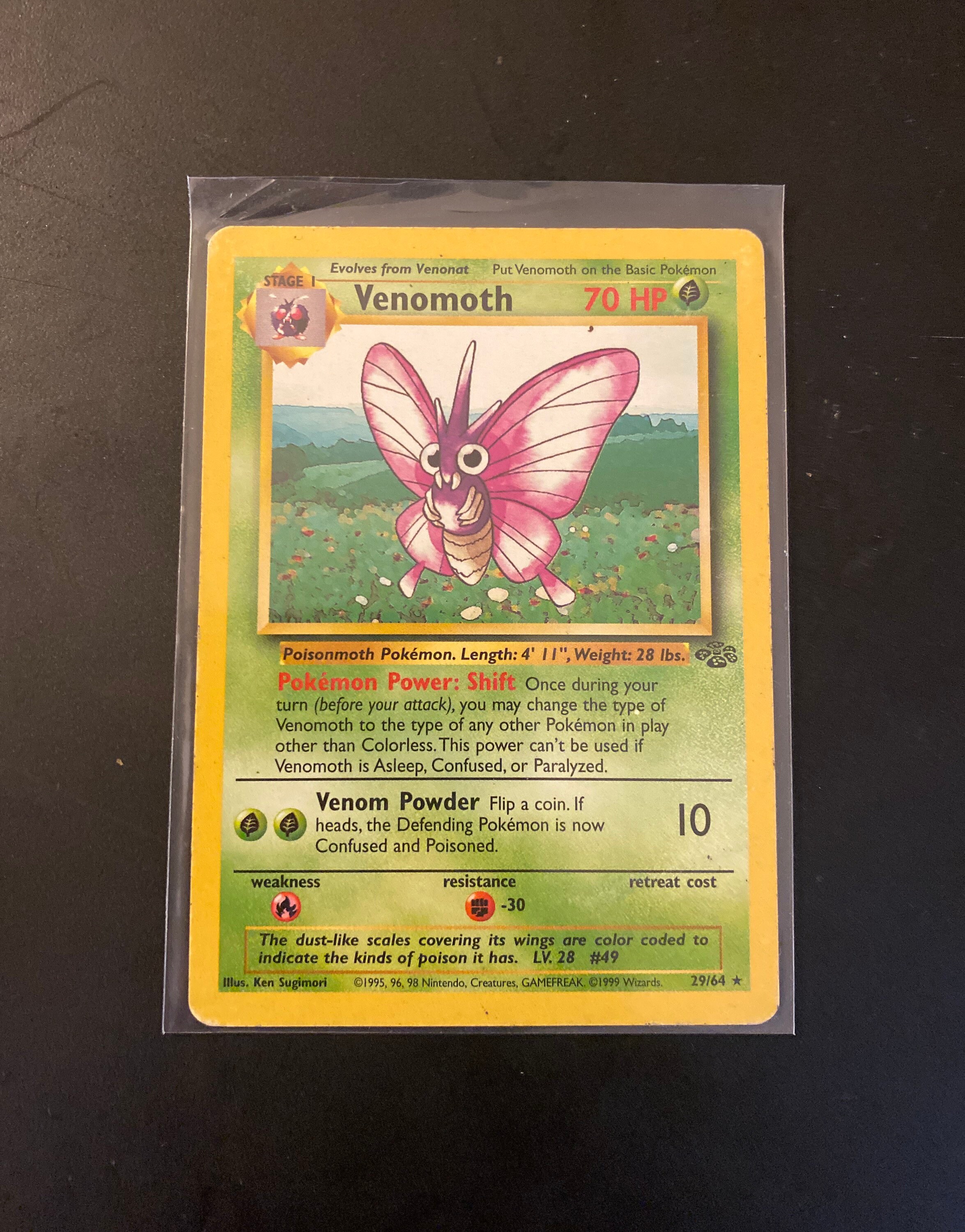 Venomoth Card