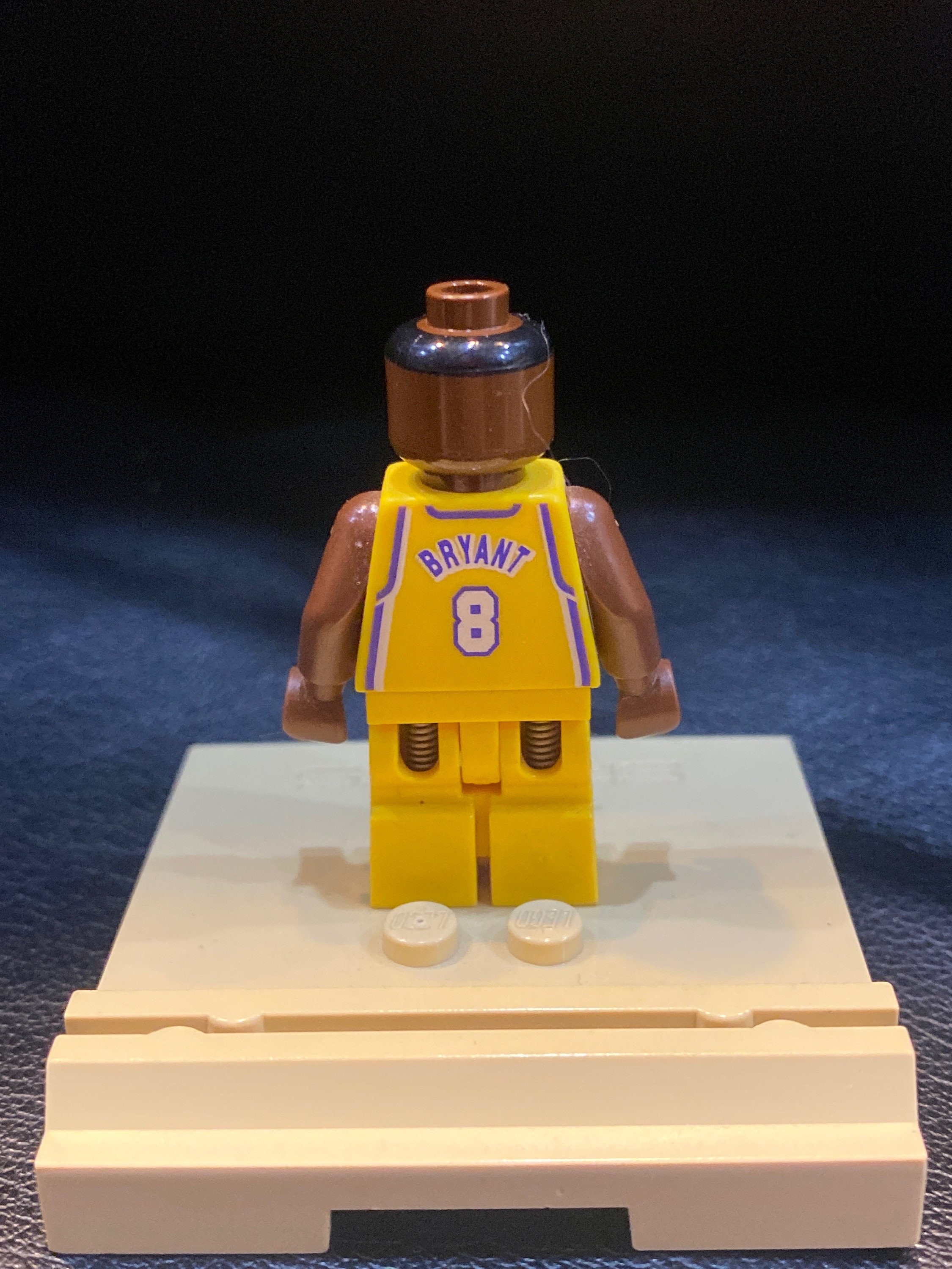 LEGO Kobe Bryant Minifigure (nba001) - LEGO Basketball Minifigure ...