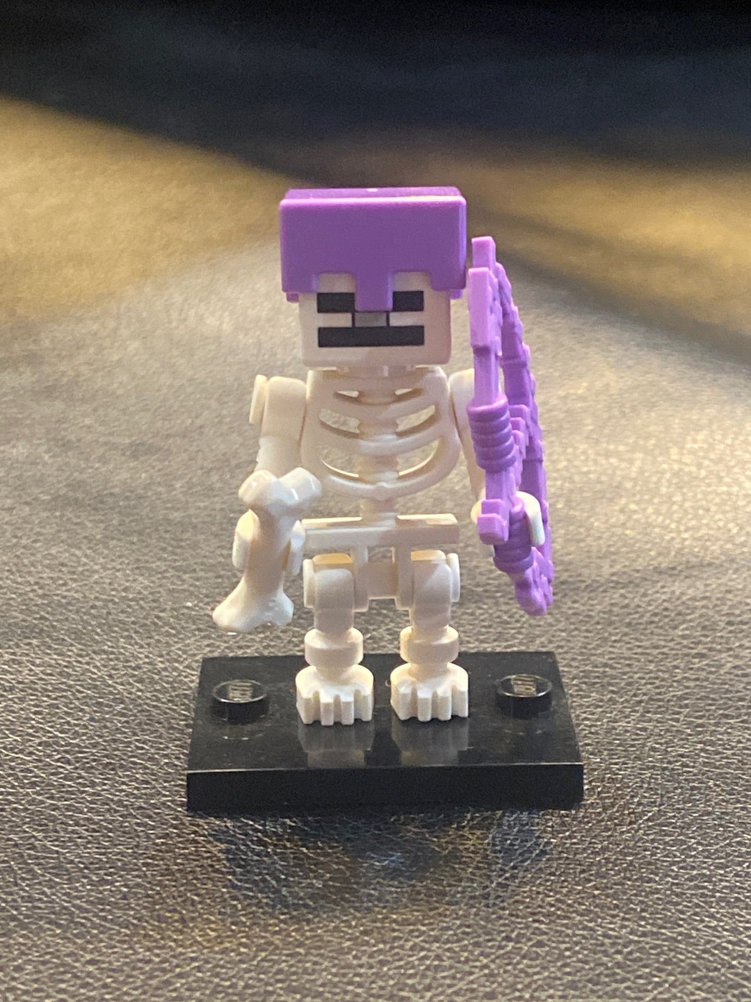 LEGO Minecraft Skeleton Minifigure W/ Helmet (min065) - LEGO Minecraft ...